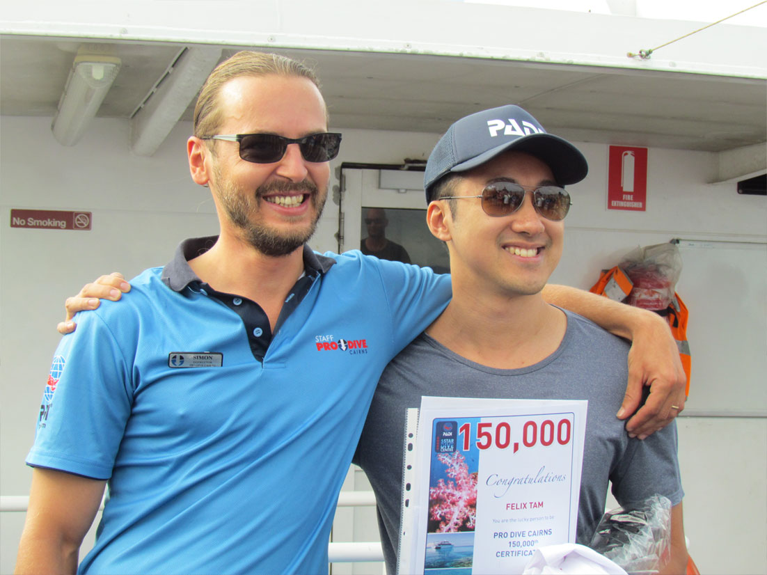 Pro Dive Cairns Achieves an Australian First « Quicksilver Group News